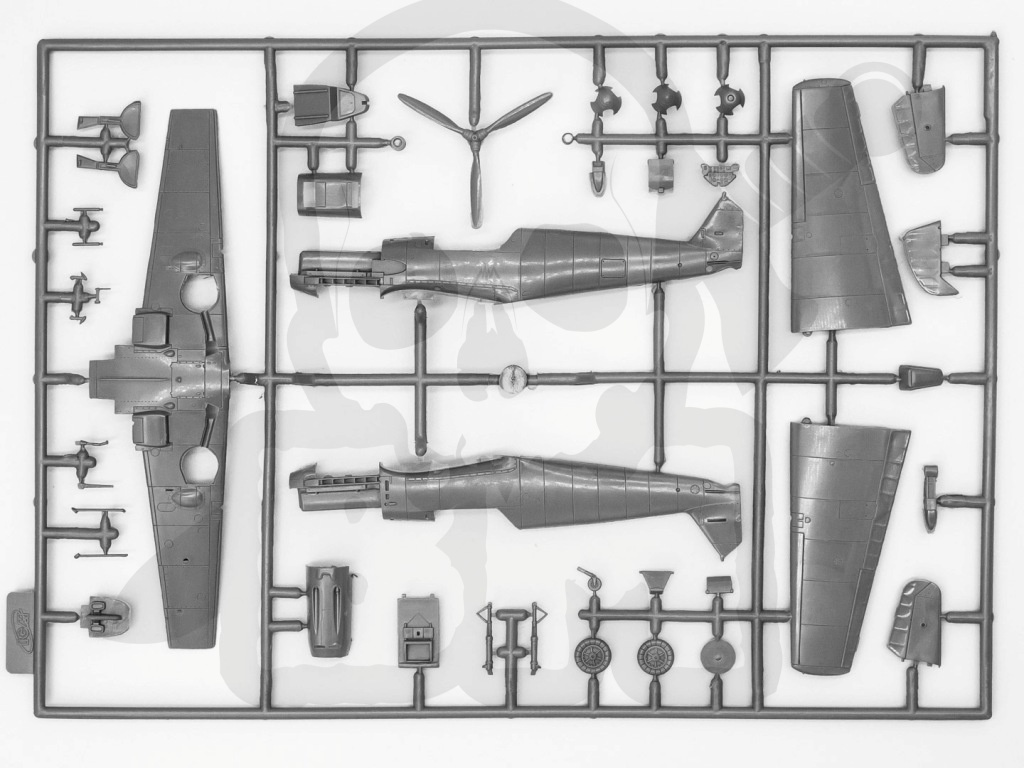 Battle-Models > Messerschmitt Bf 109E-7/B WWII German Fighter-Bomber 1:72